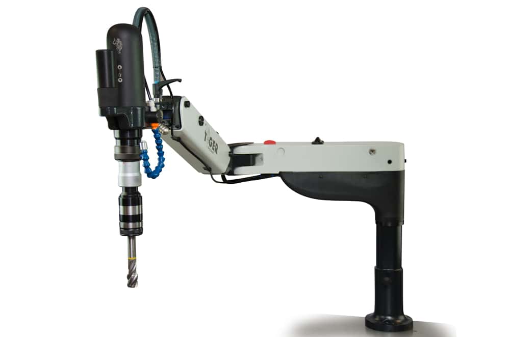 ROSCAMAT TIGER ELECTRIC TAPPING ARM MACHINE W/CHUCKS - PREOWNED – GRS Liquidations